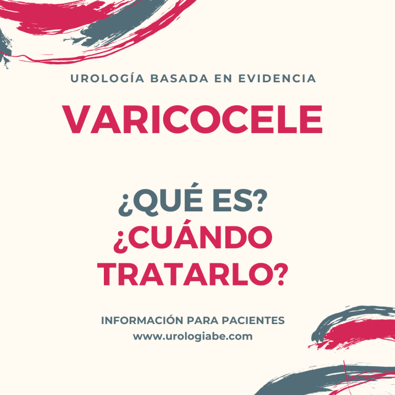 Varicocele: ¿Qué es? ¿Cuándo tratarlo? – Urología Basada en Evidencia